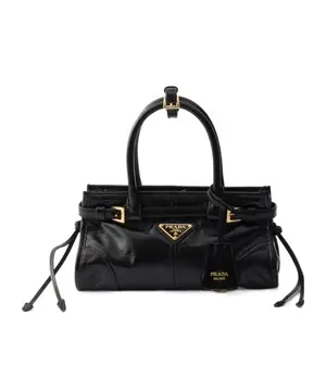 Prada Logo Tote Bag - Black