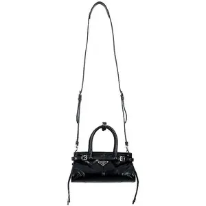 Prada Logo Tote Bag - Black