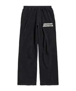 Balenciaga Masking Tape Baggy Trousers - Faded Black