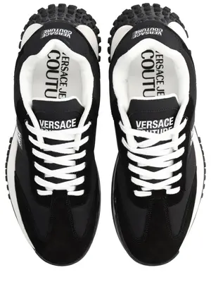 Versace Logo Printed Low-top Sneakers