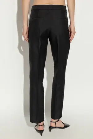 JIL SANDER Tailored Creased Trousers - Black