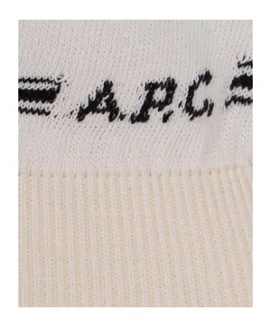 A.p.c. Striped Buttoned Cardigan With Turn-down Collar - Ecru/black