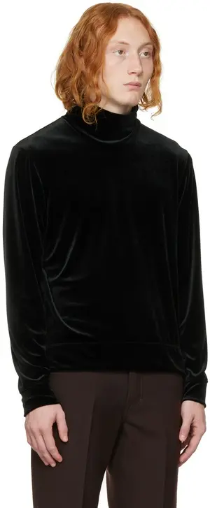 TOM FORD Small High-necked Velvet Sweater