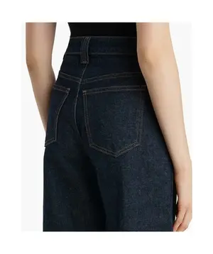 Khaite Dane High Waisted Wide-leg Jeans - Black