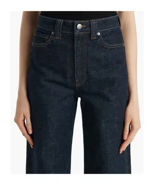 Khaite Dane High Waisted Wide-leg Jeans