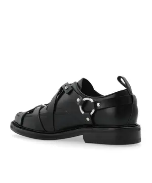 Dsquared2 Leather Bondage Derby Shoes