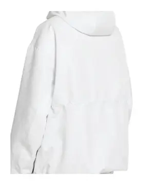 Gucci Gg Jacquard Hooded Jacket With Drawstring Accents