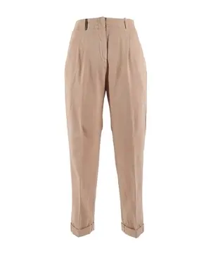Peserico Pleated Cuffed Trousers