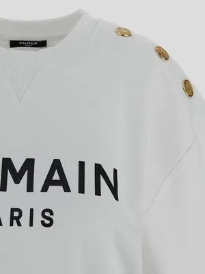 Balmain Logo Printed Sweatshirt