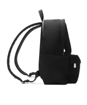 Burberry Backpack With Equestrian Knight Appliqu - Black