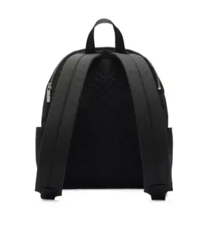 Burberry Backpack With Equestrian Knight Appliqu - Black