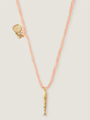 Givenchy Lucky Charms Necklace With Metal Pendant - Aureus