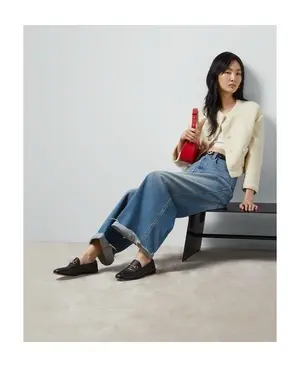Gucci Button-up Cropped Tweed Blazer