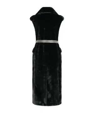 P.a.r.o.s.h Sleeveless Long Vest With Lapel Collar