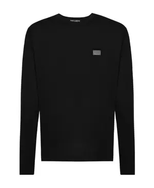 Dolce & Gabbana Dolce Gabbana Logo Tag Long-sleeved T-shirt - No