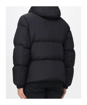 Armani Exchange Long Sleeve Padded Jacket With Hood - Black