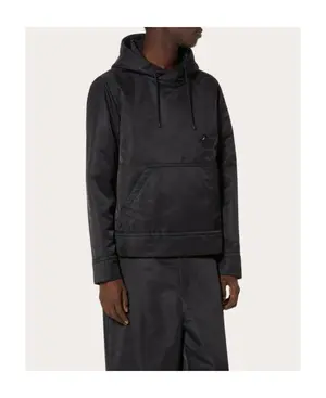 Valentino Garavani Stud-detailed Drawstring Hoodie