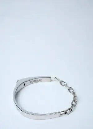 TOTEME Chain Embellished Ring - Gray