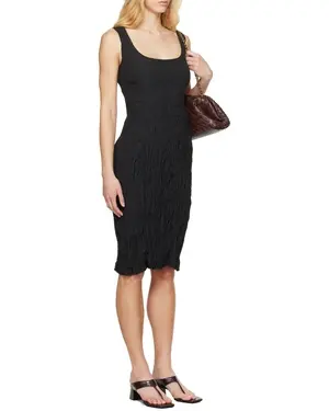 Bottega Veneta Pleated Mid-length Dress