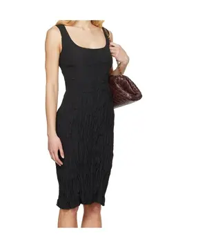Bottega Veneta Pleated Mid-length Dress