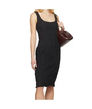 Bottega Veneta Pleated Mid-length Dress