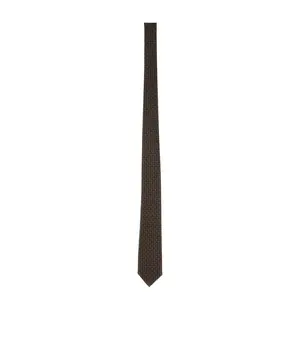 FERRAGAMO Monogram Jacquard Neck Tie