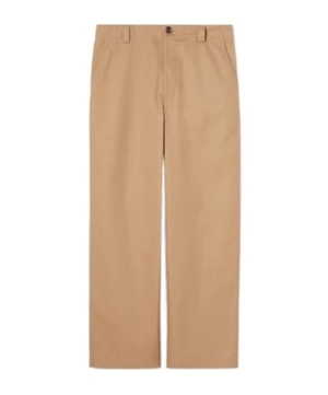 Gucci Logo Detailed Straight-leg Trousers - Beige