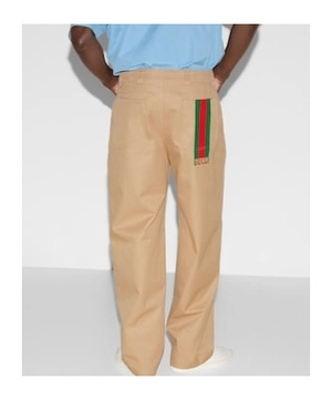 Gucci Logo Detailed Straight-leg Trousers