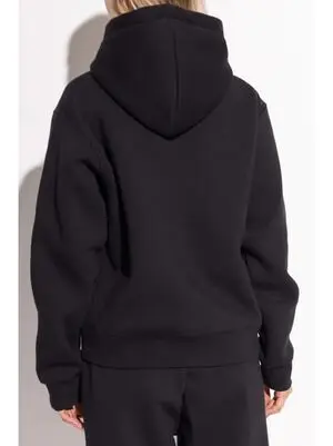 Dsquared2 Logo Printed Drawstring Hoodie - Black