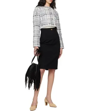 Dolce & Gabbana Cropped Tweed Jacket