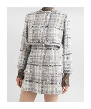 Dolce & Gabbana Cropped Tweed Jacket