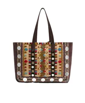 Valentino Garavani Vlogo Signature Embroidered Tote Bag