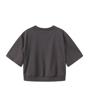 Marissa Chiara Big Logo Bat Short Sleeve Sweatshirt