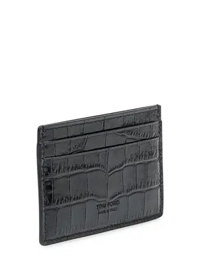 TOM FORD Crocodile-effect Cardholder
