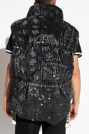 Khrisjoy Paisley Print Down Vest