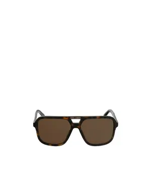 Dolce & Gabbana Logo Sunglasses - Brown