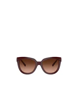 TIFFANY  CO. Tiffany & Co. Geometric Frame Sunglasses - Brown