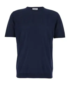 ROBERTO COLLINA Ribbed Trim Crewneck T-shirt - Black