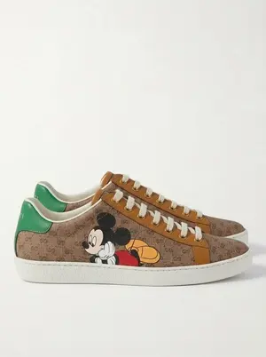 Gucci Disney Ace Casual Trainers - Multicolor