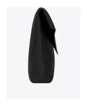 Saint Laurent Cassandre Envelope Large Clutch Bag - Black