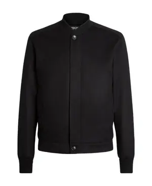 Zegna Oasi Elements Bomber Jacket - Black
