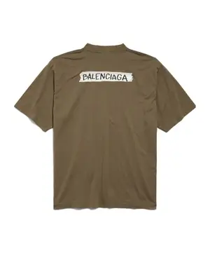 Balenciaga Masking Tape Medium Fit T-shirt