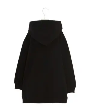 Dolce & Gabbana Logo Print Hooded Dress