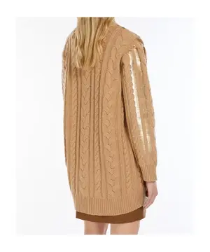 Max Mara Wool & Cashmere Twisted Knit Cardigan