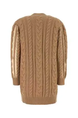 Max Mara Wool & Cashmere Twisted Knit Cardigan