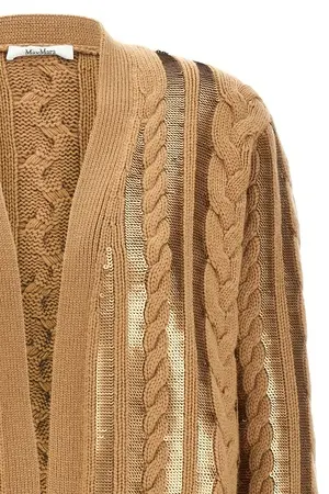 Max Mara Wool & Cashmere Twisted Knit Cardigan