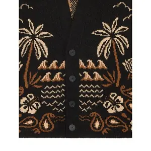 Alanui Glimpse Of Eden Cardigan - Black