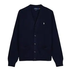 Polo Ralph Lauren Long-sleeved Knitted Cardigan - Black