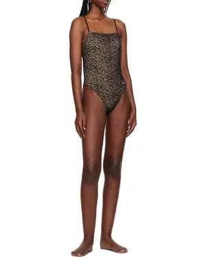 Dolce & Gabbana Lace One-piece Swimsuit - Black