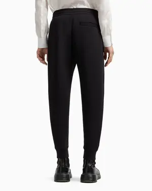 Emporio Armani Asv Valentines Day Capsule Collection Double-jersey Joggers